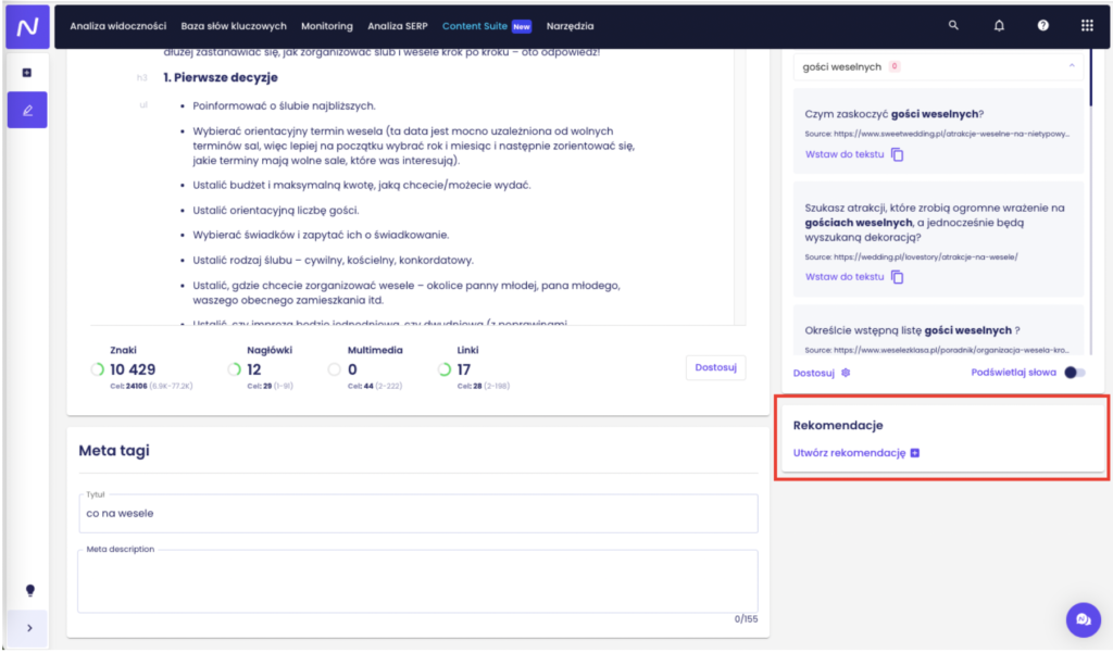 Writer Senuto, czyli jak szybciej pisać lepsze teksty